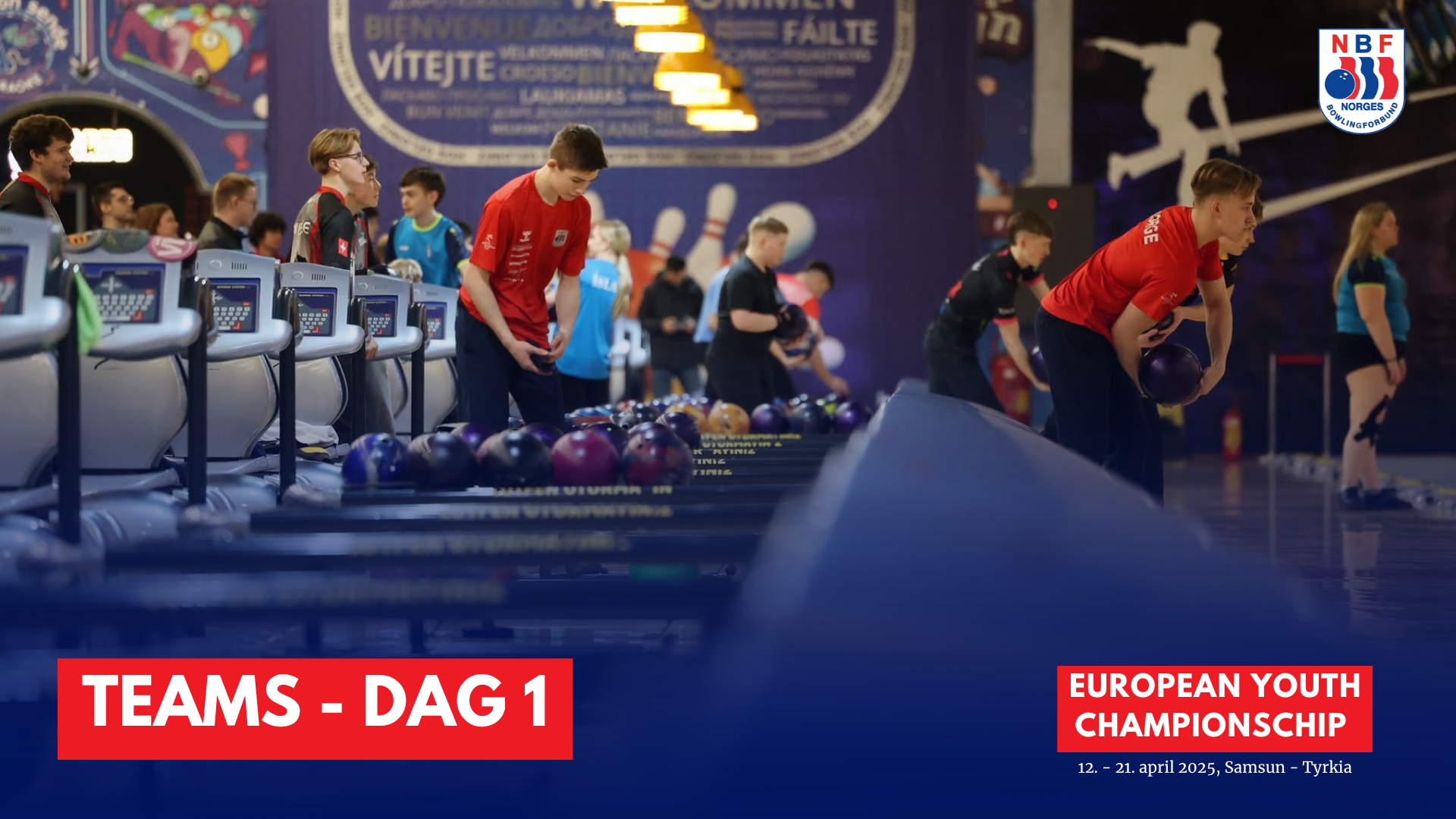 Første del av teams gjennomført - EYC 2025 - Norges Bowlingforbund